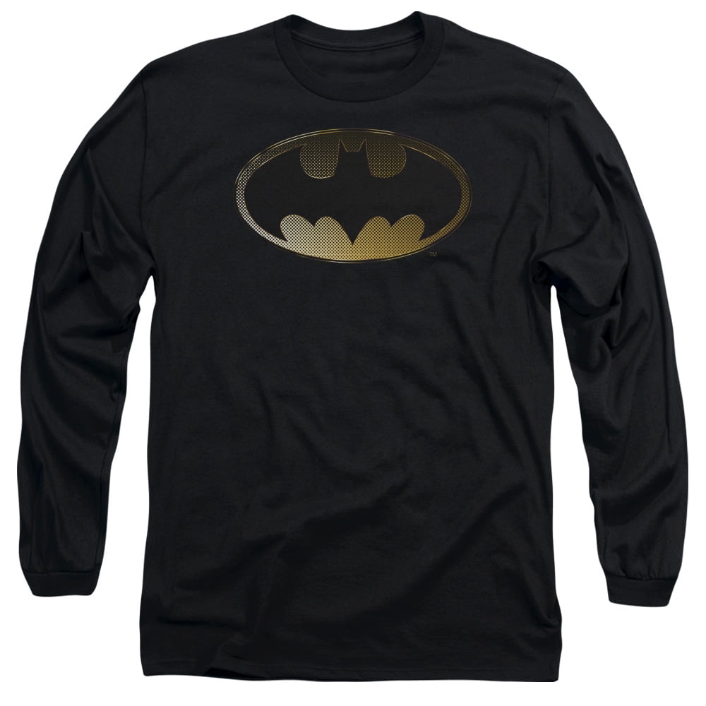 Batman - Halftone Bat - Long Sleeve Shirt - Large - Walmart Business ...