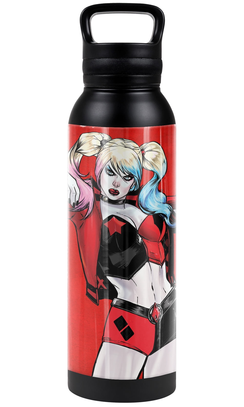 Batman - Harley Quinn Official Harley Character 24 oz Insulated Canteen ...