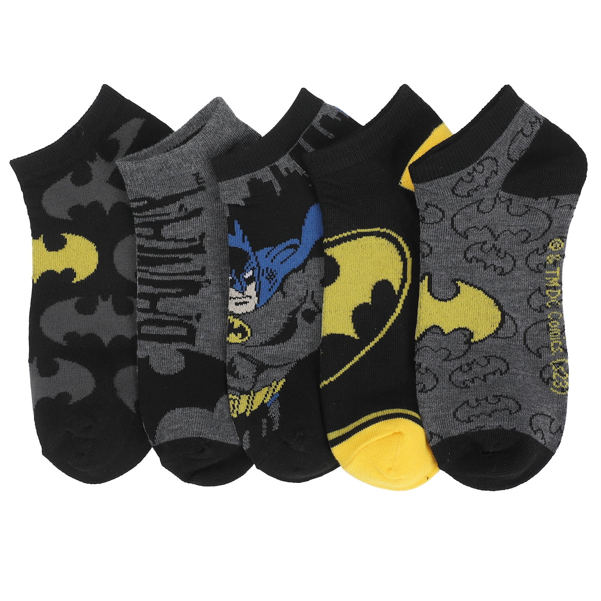 Batman Hero & Logo Women's 5-Pair Ankle Socks - Walmart.com