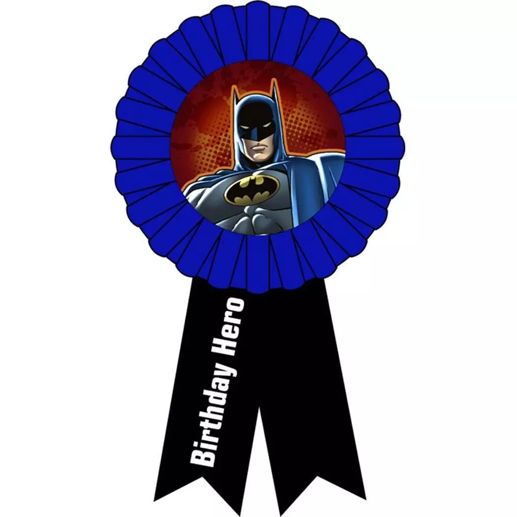 Batman Heroes & Villains Dc Comics Superhero Birthday Party Favor Award ...