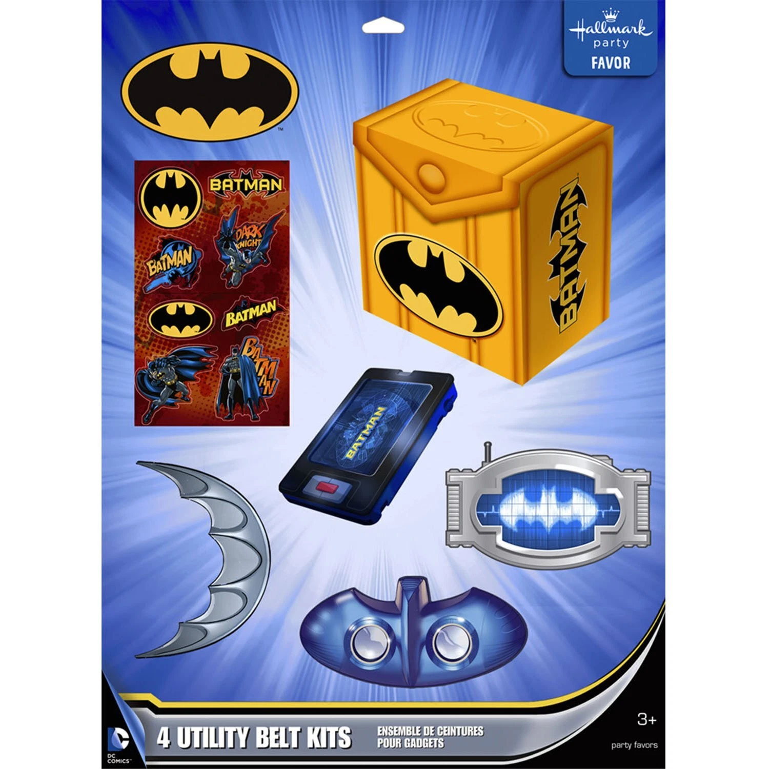 Batman Heroes & Villains Dc Comics Superhero Birthday Party Favor Belt ...