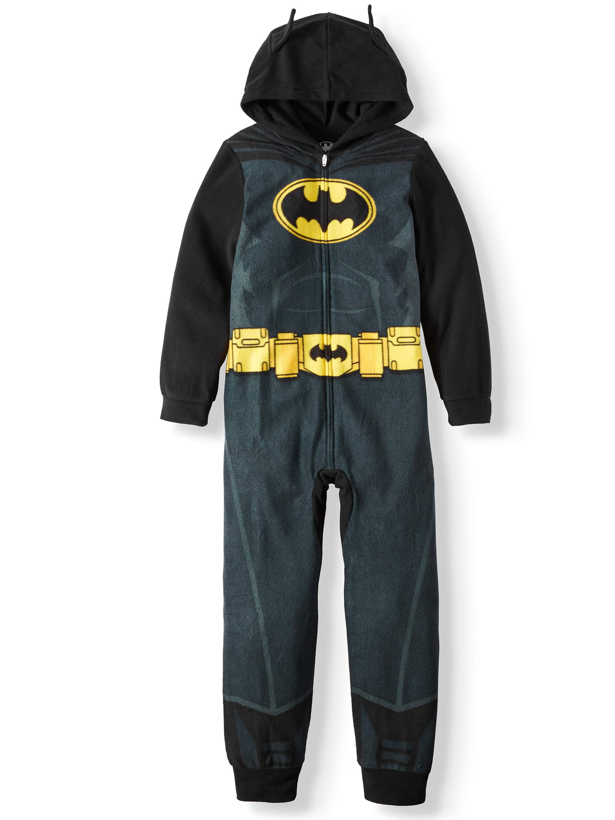 Batman Hooded Sleeper (Little Boy & Big Boy) - Walmart.com