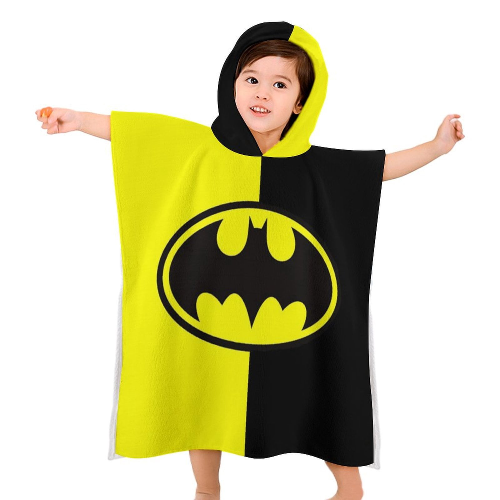 Batman Hooded Towels for Kids - Soft Kids Beach Towel for 3-10 Years ...