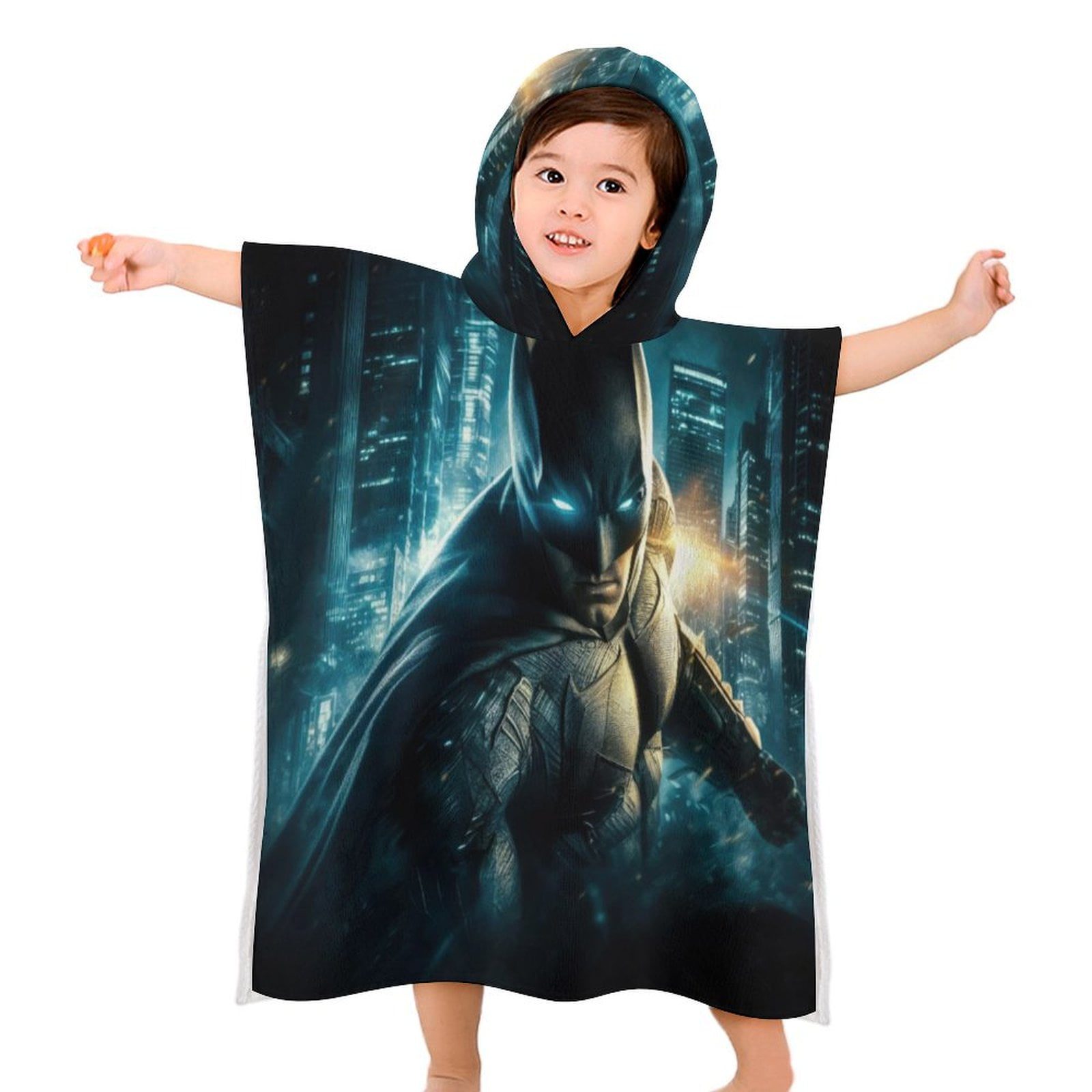 Batman Hooded Towels for Kids - Soft Kids Beach Towel for 3-10 Years ...