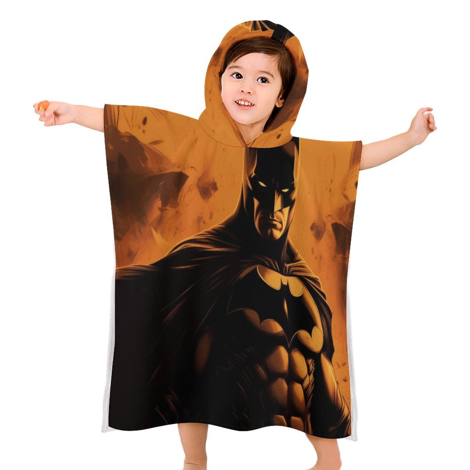 Batman Hooded Towels for Kids - Soft Kids Beach Towel for 3-10 Years ...