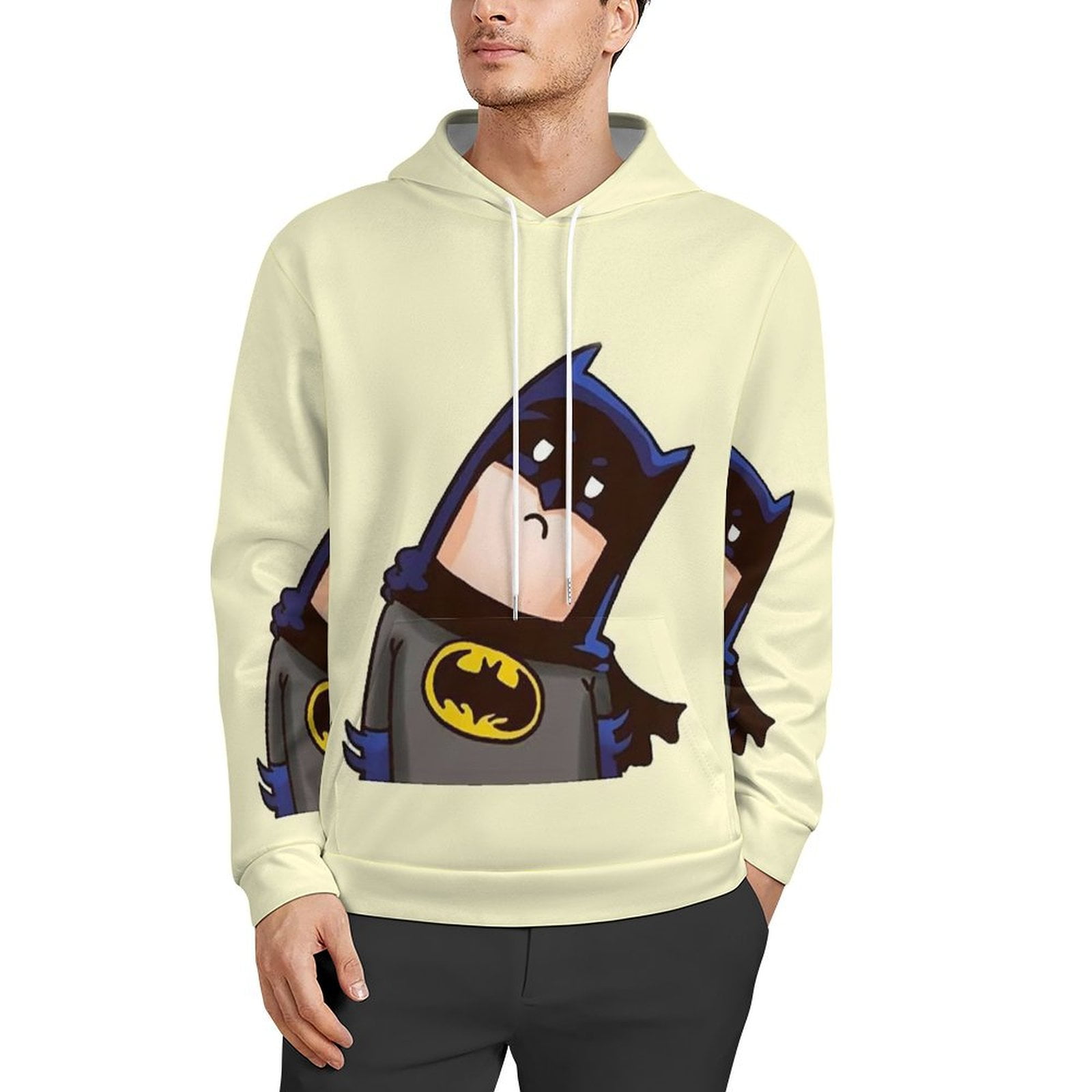 Batman Hoodie for Men Women, Novelty Print Long Sleeve Hooded Sweatshirt Casual Unisex Adult ...