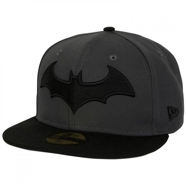 Batman Hush Logo Grey Colorway New Era 59Fifty Fitted Hat-7 7/8 Fitted ...