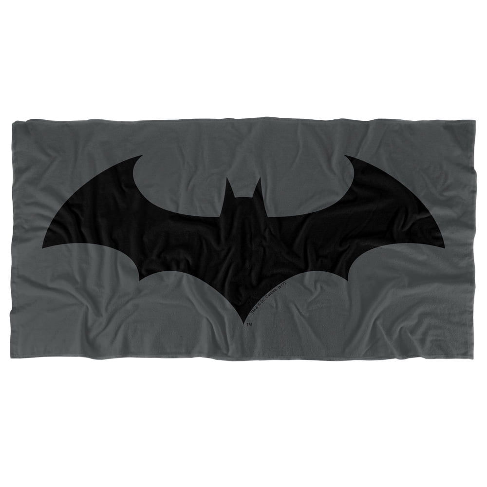 Batman Hush Logo Grey Officially Licensed Beach Towel 30' X 60 ...
