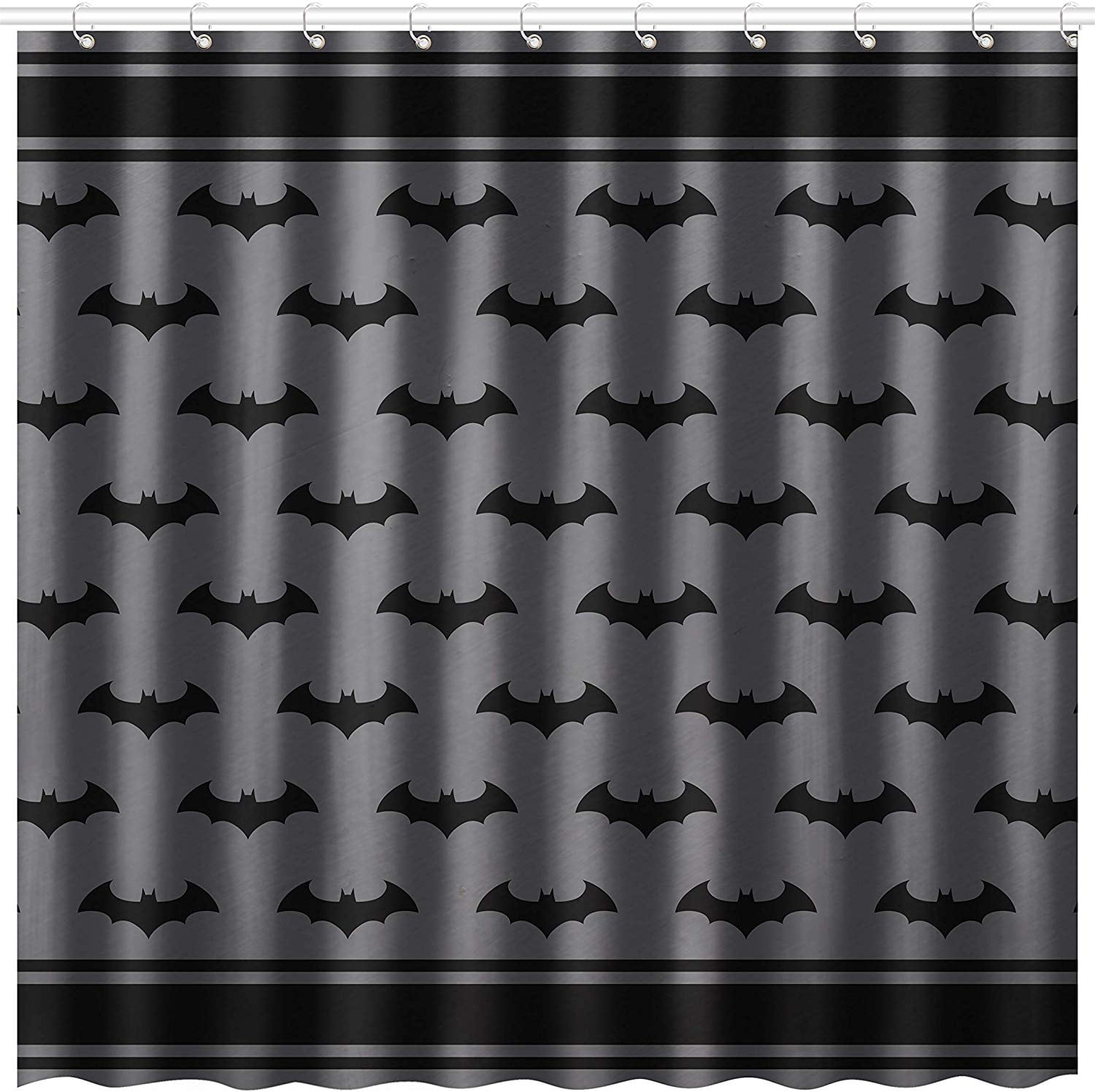 "Batman Superhero Hush Shower Curtain, 100% Waterproof EVA, 72"" x 72 ...