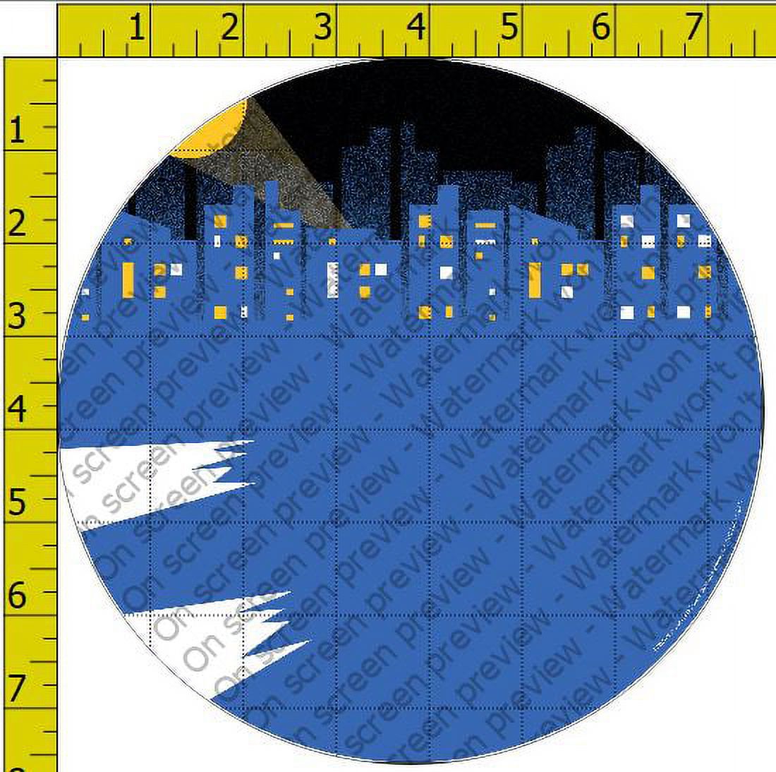 Batman Into Action Edible Image Decoset Background [Decoset Not ...