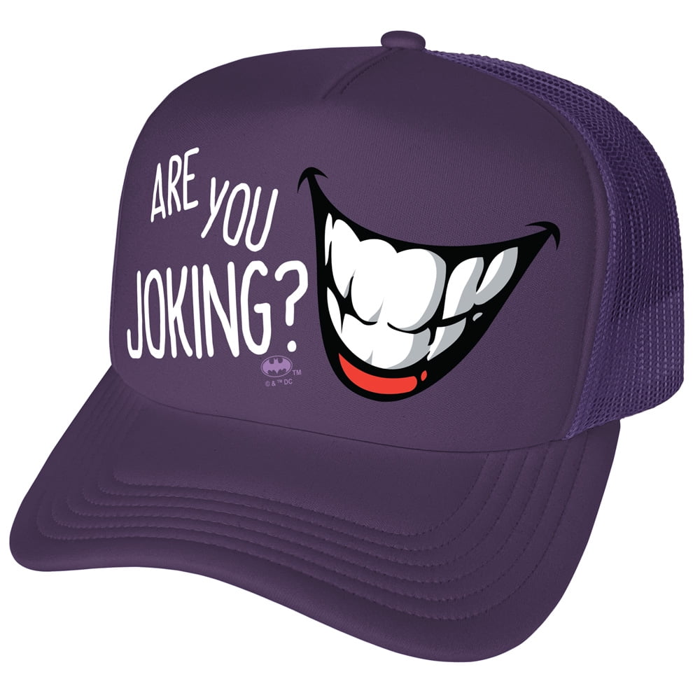 Batman Joker Are You Joking? Foam Snapback Trucker Hat - Unisex for Men ...