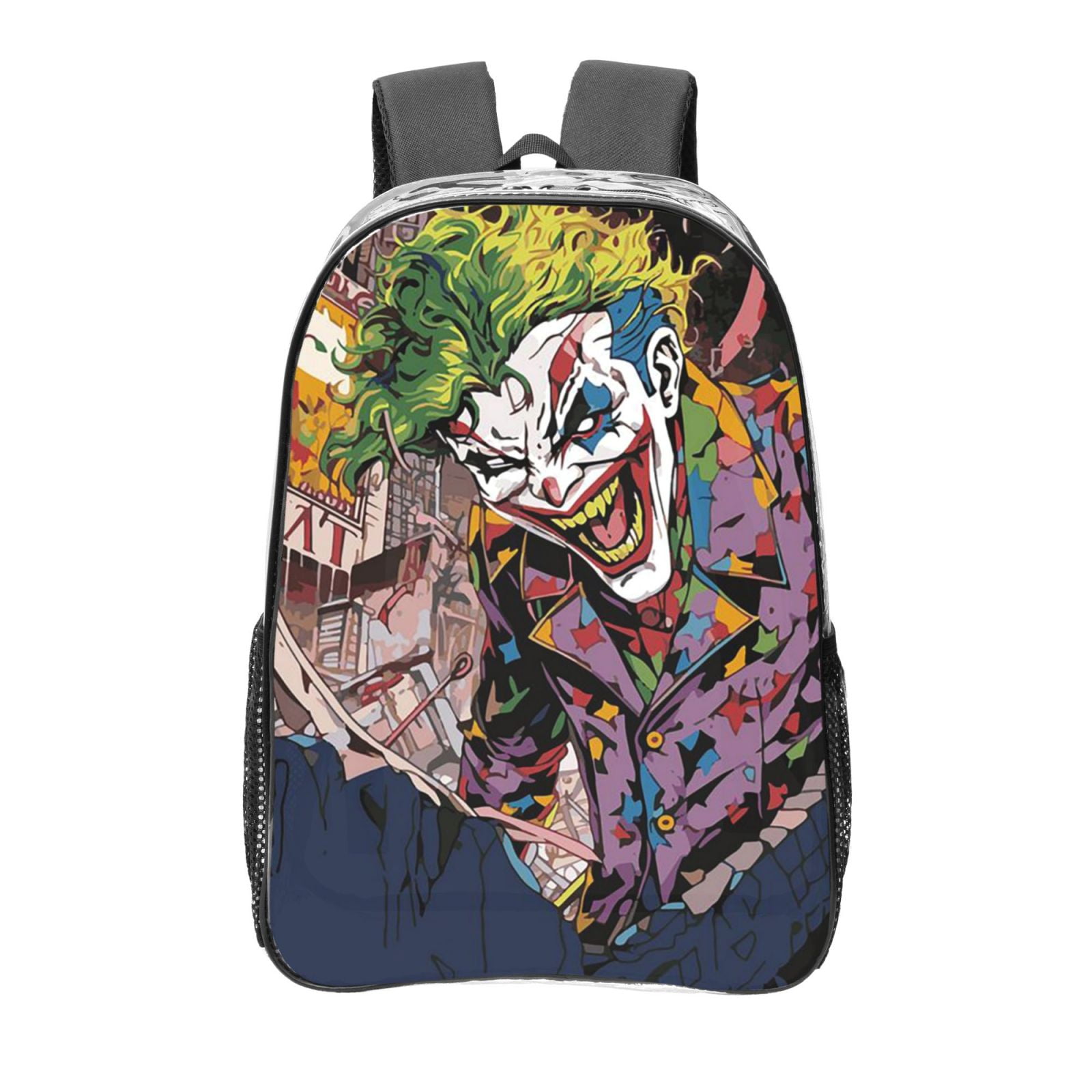 Batman Joker Basics Transparent Backpack School See Through Plastic ...
