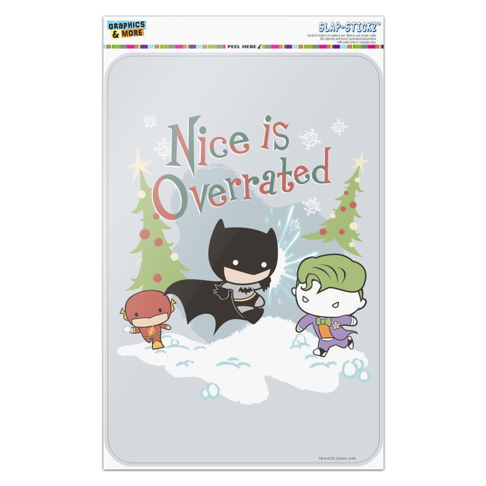 Batman Joker Nice is Overrated Home Business Office Sign - Walmart.com