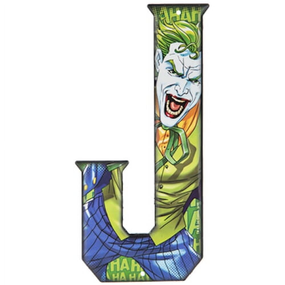 Batman Joker Superhero Letter J Metal Sign Home Decoration Wall Art ...