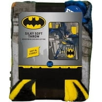 "Batman Fleece Superhero Kids Plush Throw Blanket 45"" x 60"" DC Comics ...