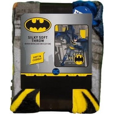 "Batman Fleece Superhero Kids Plush Throw Blanket 45"" x 60"" DC Comics ...
