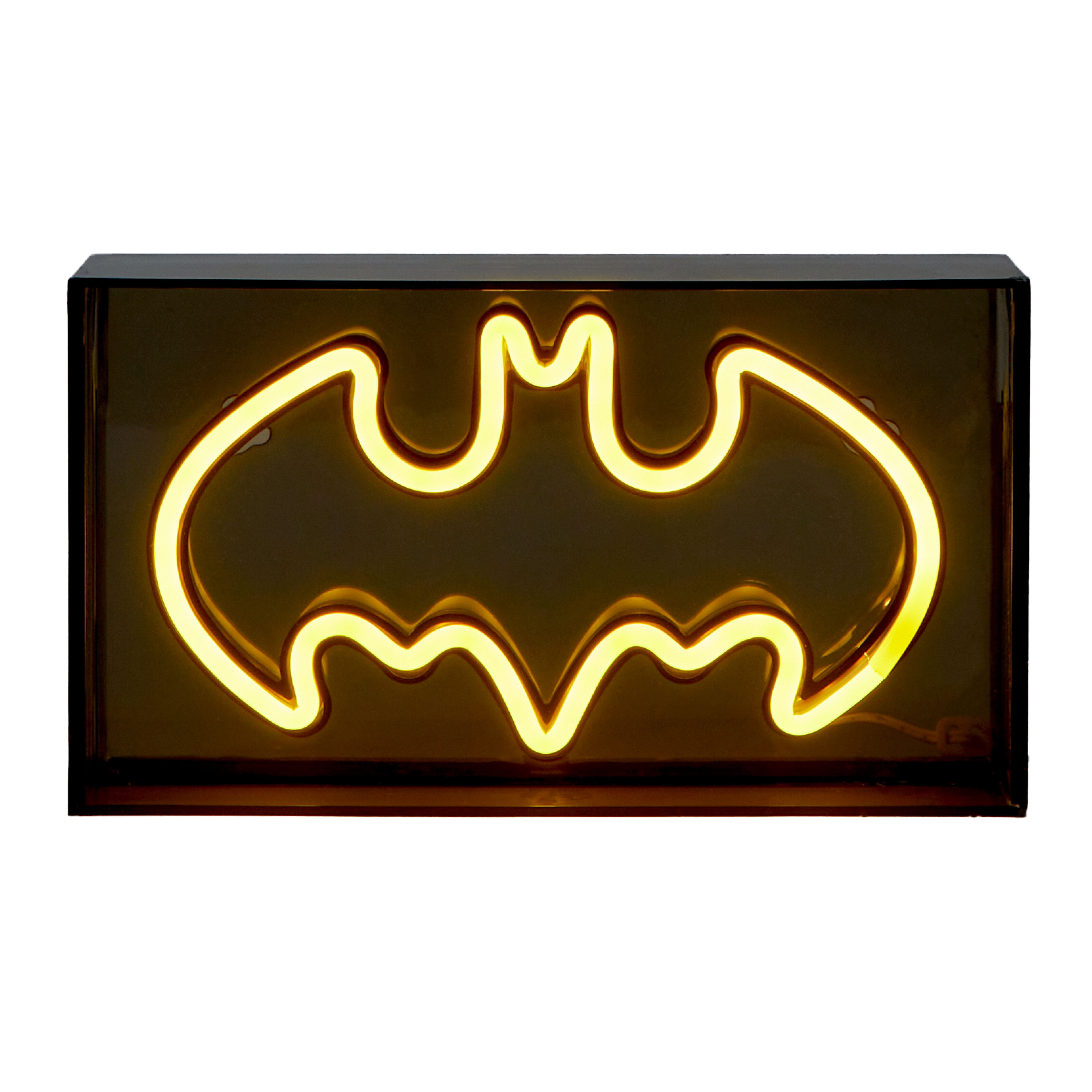 Batman LED Neon Acylic Lamp Box, 9" W x 5" H - Walmart.com