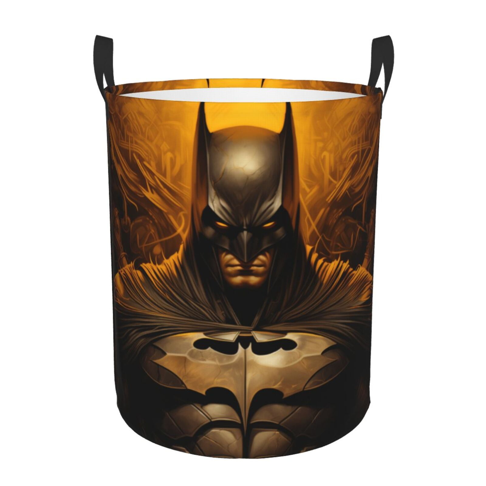 Batman Laundry Hamper Basket with Handles, Lightweight Storage Basket ...