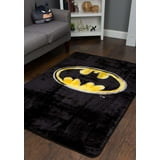 Batman Logo Superhero Area Rug, 4'X6' Bedroom Carpet for Fans - Walmart.com