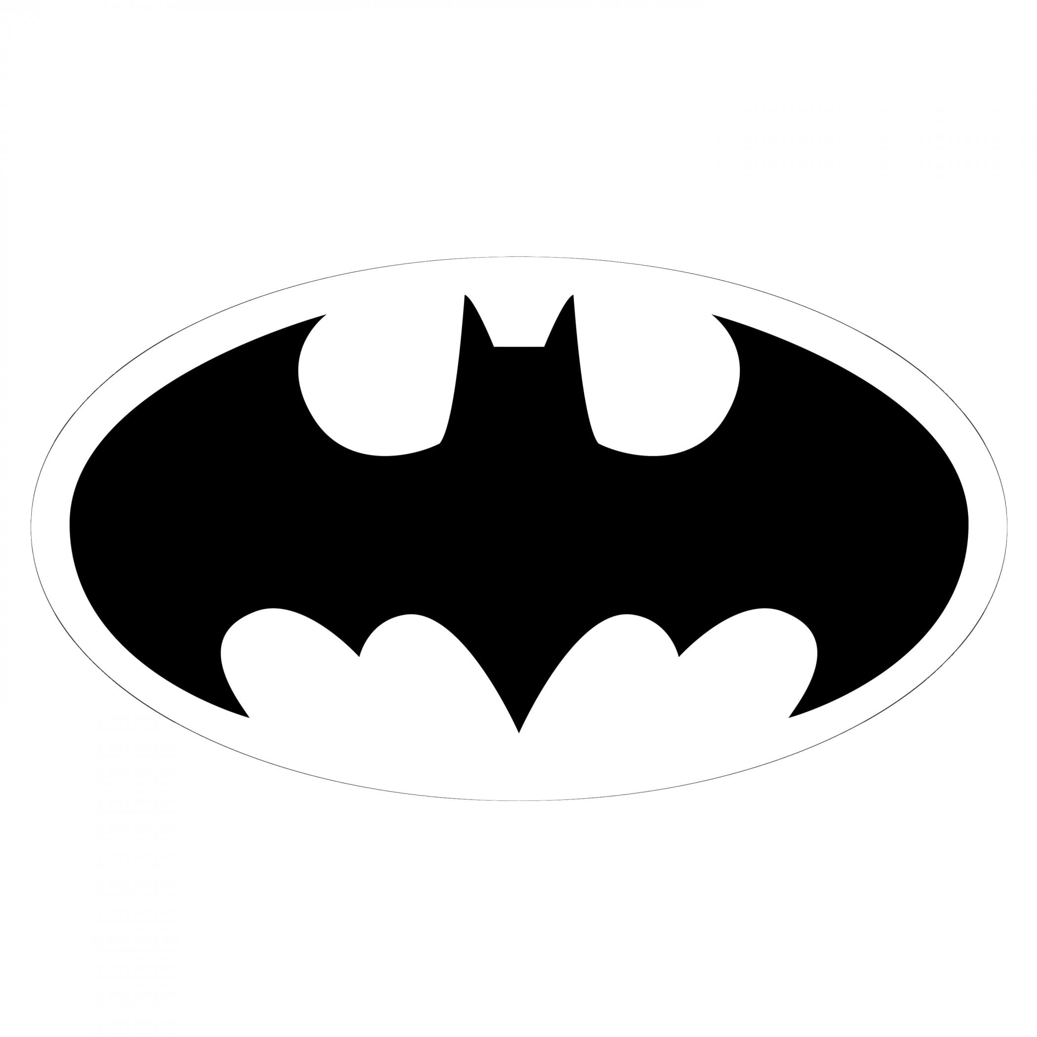 Batman Logo Cut Out Car Decal - Walmart.com