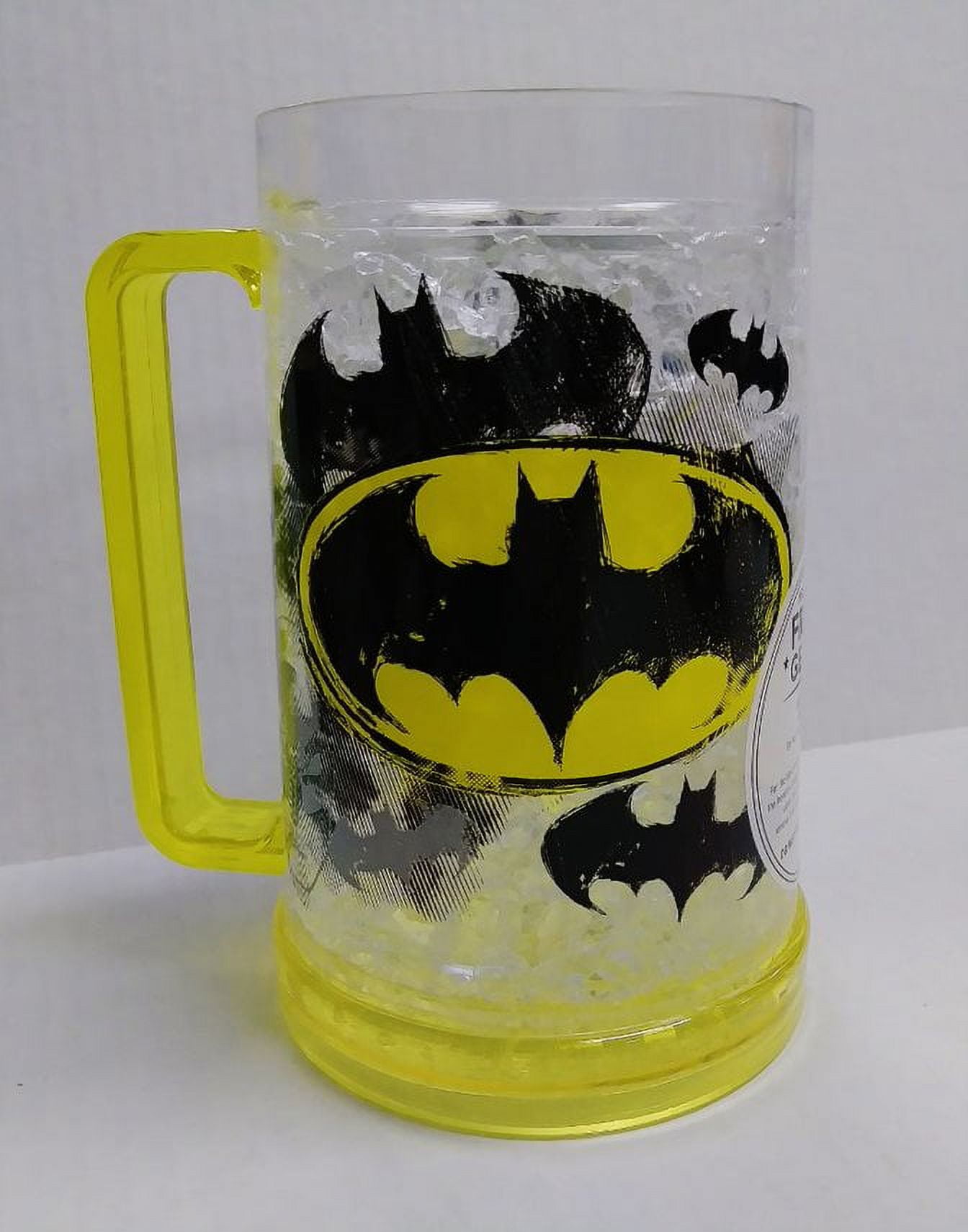 Silver Buffalo DC Comics Batman Logo 16oz Freeze Gel Coffee Cup ...