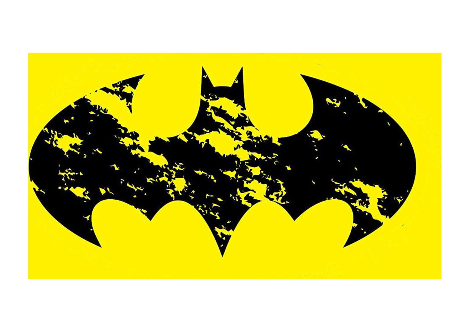 Batman Logo Edible Cake Image Topper Personalized Birthday Party 1/4 ...