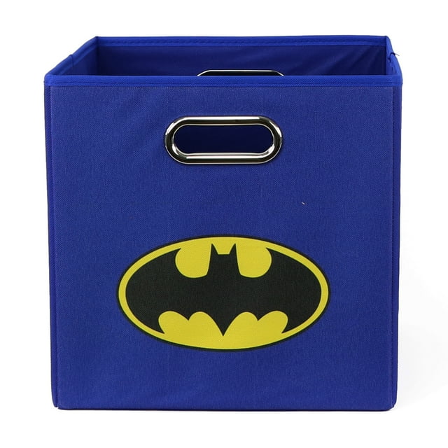 Batman Logo Folding Storage Bin, Blue - Walmart.com