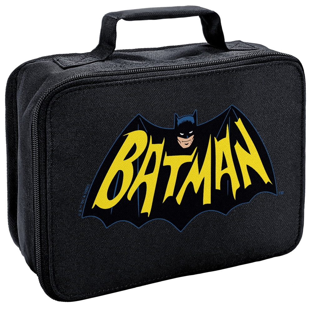 Batman Logo Insulated Soft Sided Lunch Box - Reusable Lunch Bag For ...