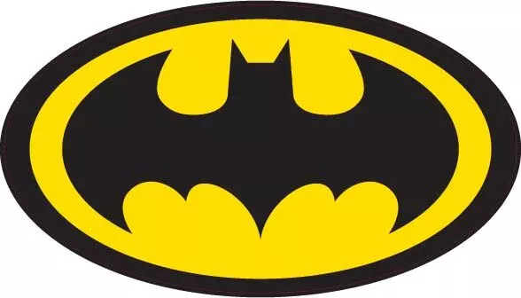 Batman Logo Light Signal Yellow Sticker Window Decal Phone Decal Water ...