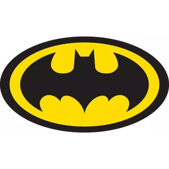 Batman Logo Light Signal Yellow Sticker Window Decal Phone Decal Water ...