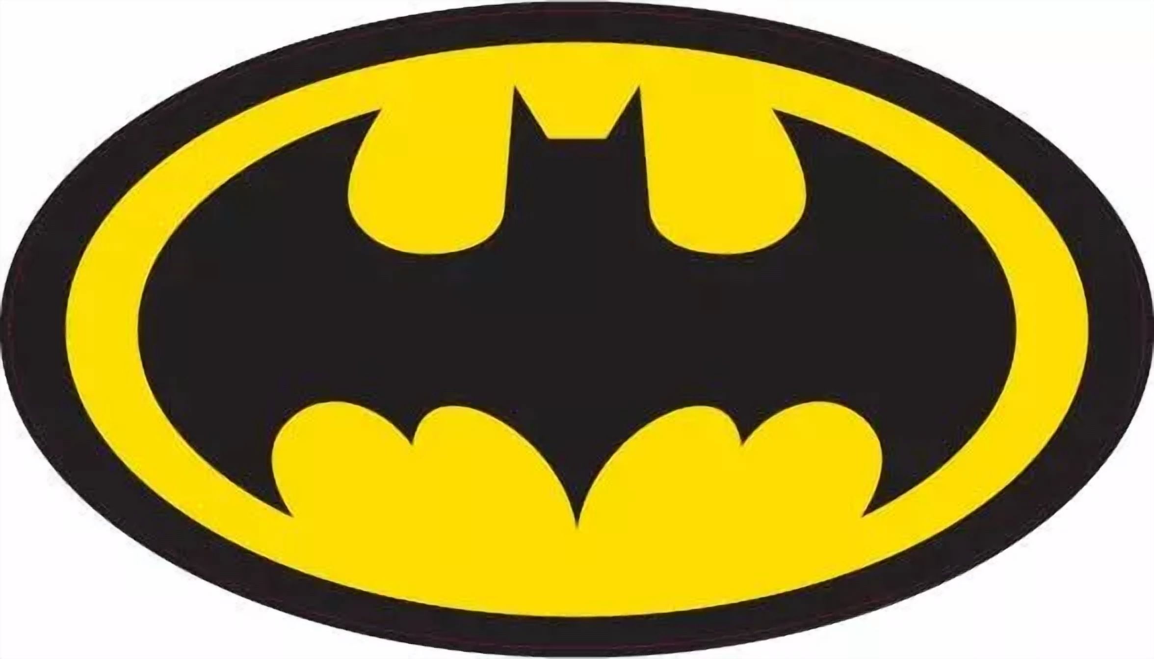 Batman Logo Light Signal Yellow Sticker Window Decal Phone Decal Water ...