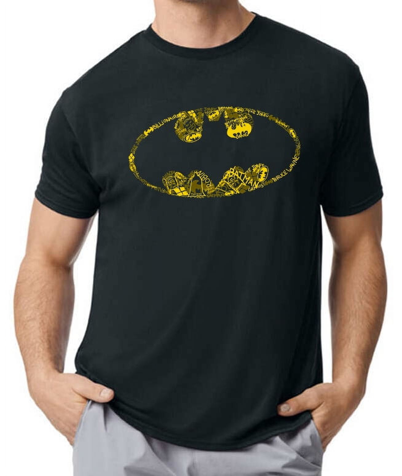 Batman Logo Performance Gym Shirt-Medium - Walmart.com
