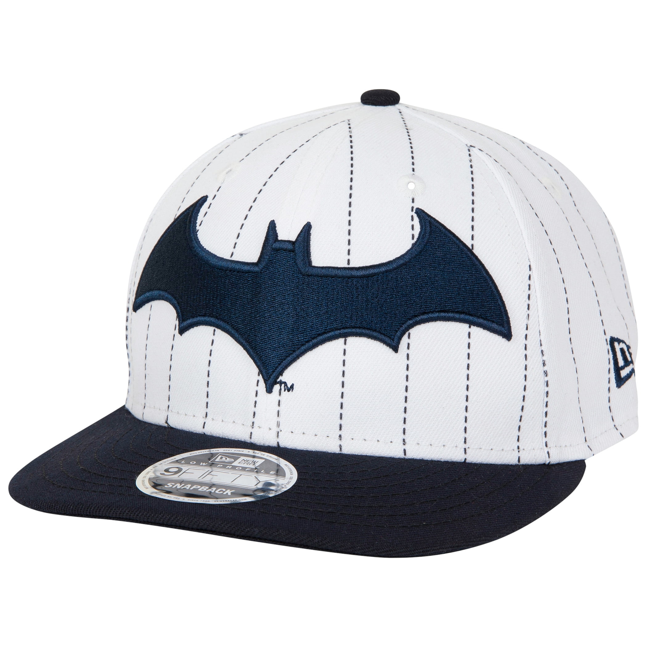 Batman Logo Pinstripe New Era Low Profile 9Fifty Adjustable Hat ...