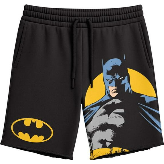 Batman Logo & Pose Men’s Black Sleep Pajama Shorts -Small - Walmart.com
