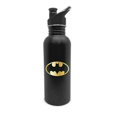 Batman 816636 30 oz Batman Classic Logo Sullivan Water Bottle, Black ...