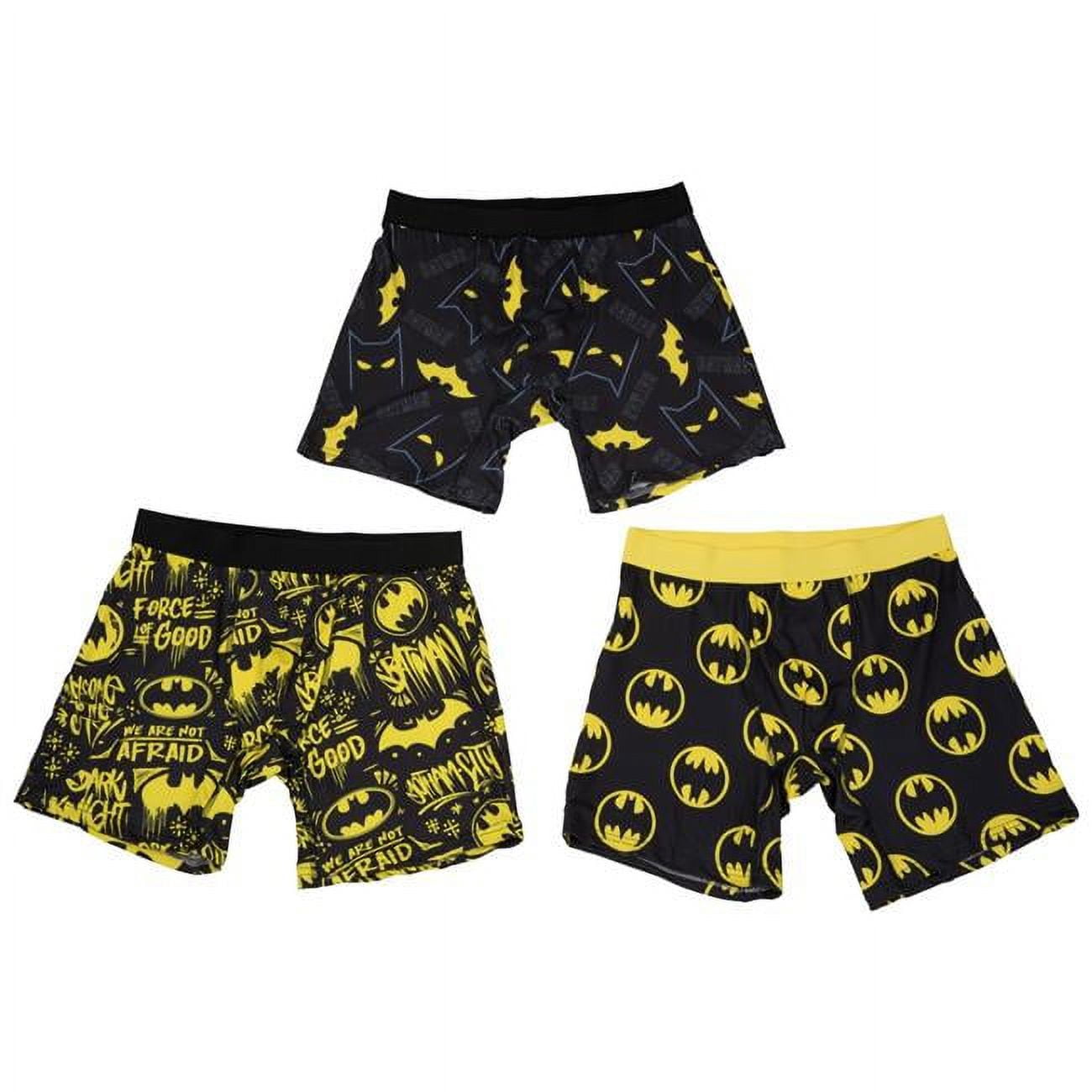 Batman Logos 3-Pack Boxer Brief Set-Small - Walmart.com