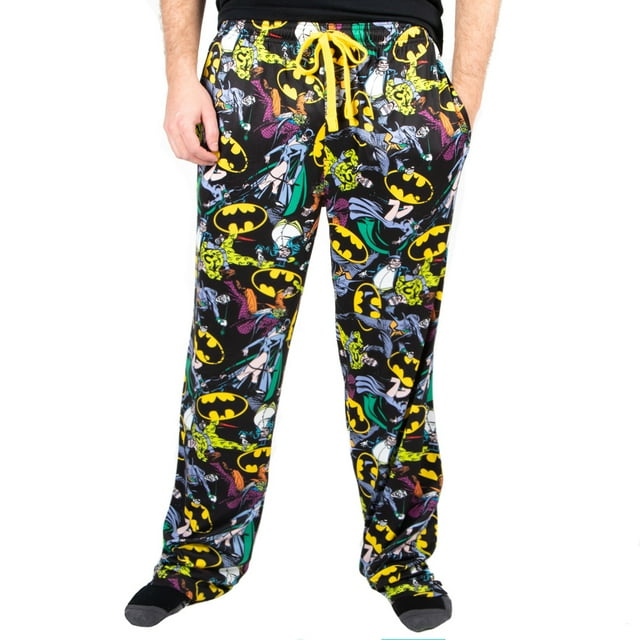 Walmart DC Comics Superheroes Men's All-Over Print Sleep Pajama Pants ...
