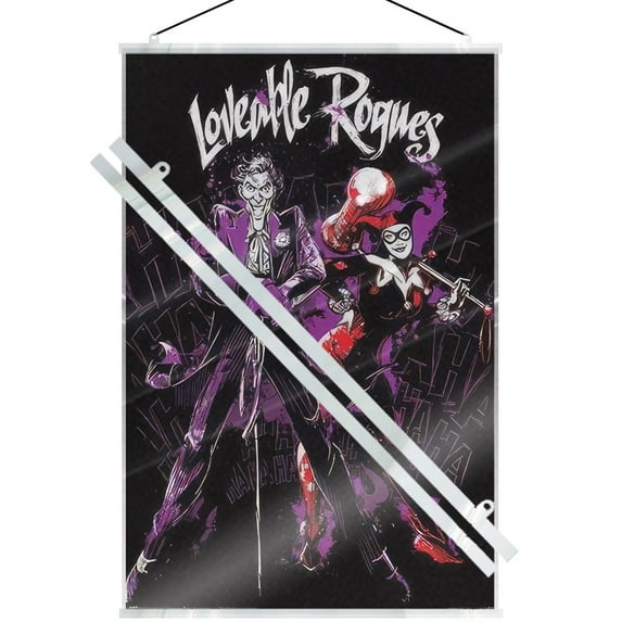 Batman: Loveable Rogues - Comic Poster (The Joker & Harley Quinn) (Size ...