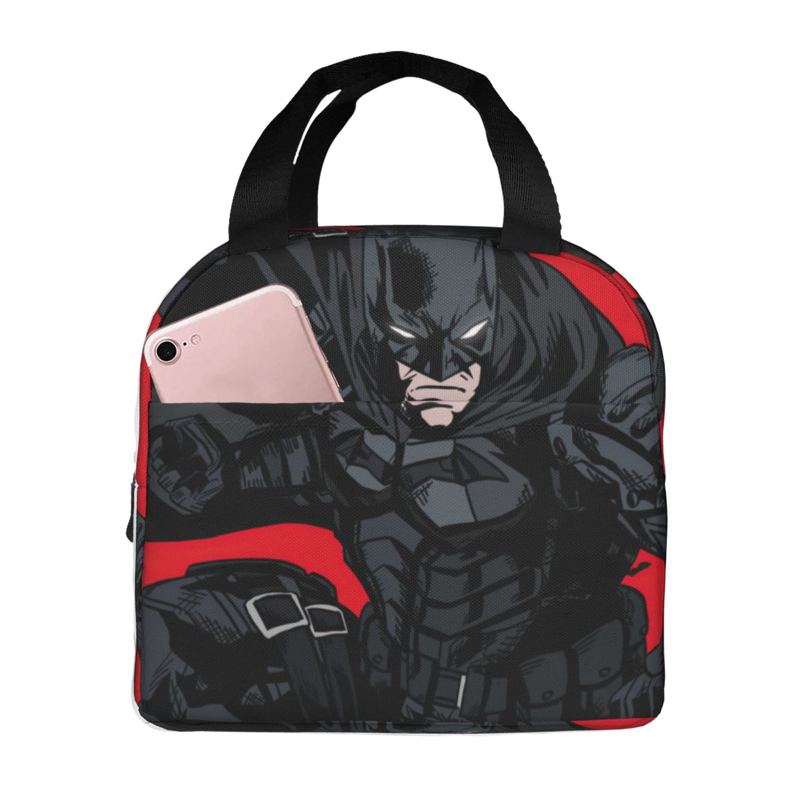 Batman Lunch Bag Insulated, Lunch Box Bag, Reusable Lunch Tote Bag ...