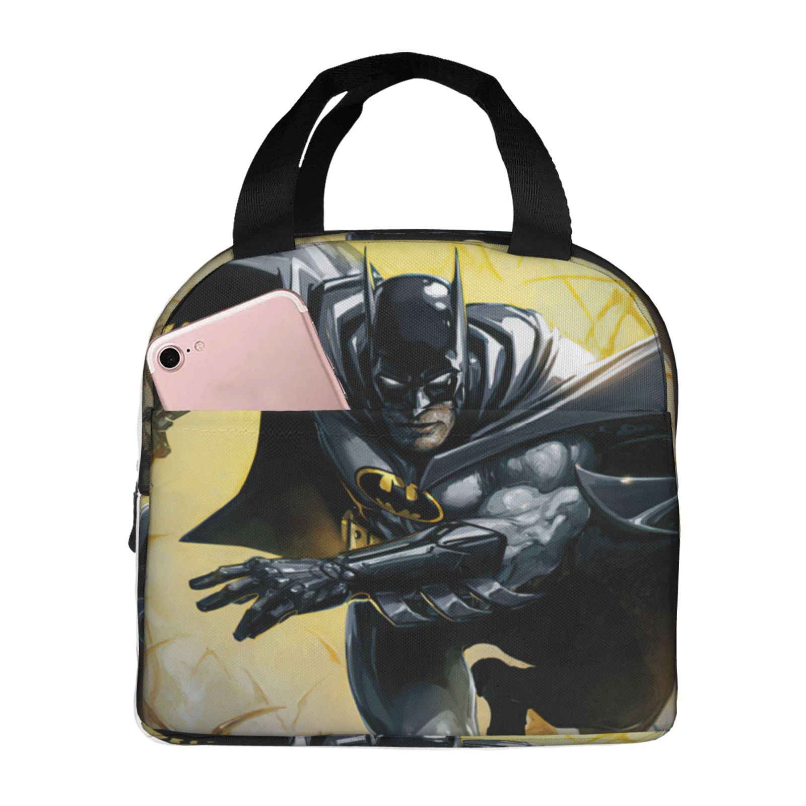 Batman Lunch Bag Insulated, Lunch Box Bag, Reusable Lunch Tote Bag ...