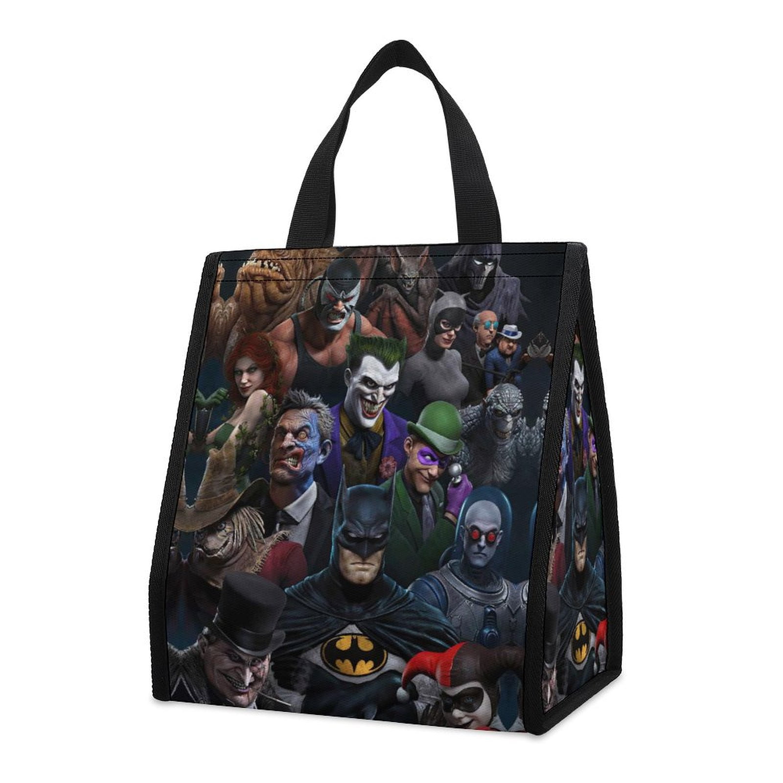 Batman Lunch Bag Insulated, Lunch Box Bag, Reusable Lunch Tote Bag ...