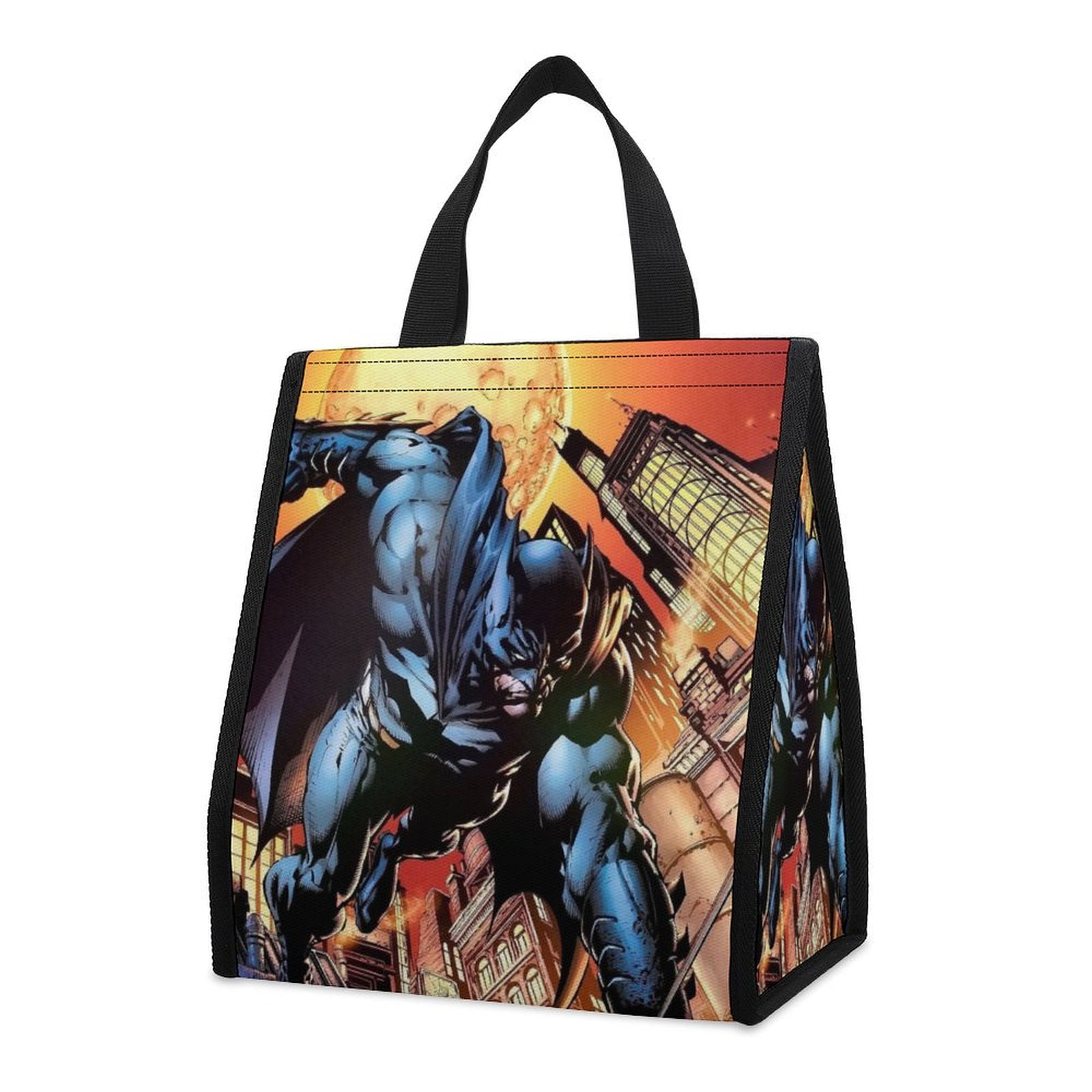 Batman Lunch Bag Insulated, Lunch Box Bag, Reusable Lunch Tote Bag ...
