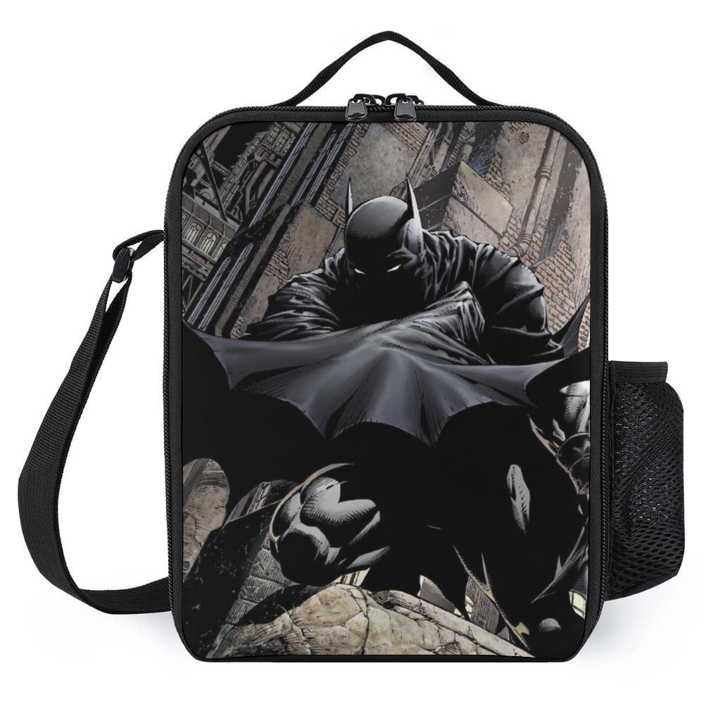 Batman Lunch Bag, Insulated Lunch Box Large Capacity Reusable Insulated ...