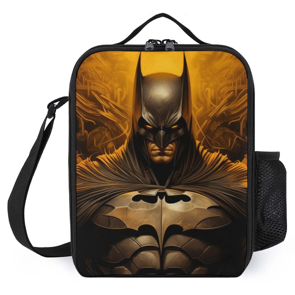 Batman Lunch Bag, Insulated Lunch Box Large Capacity Reusable Insulated ...