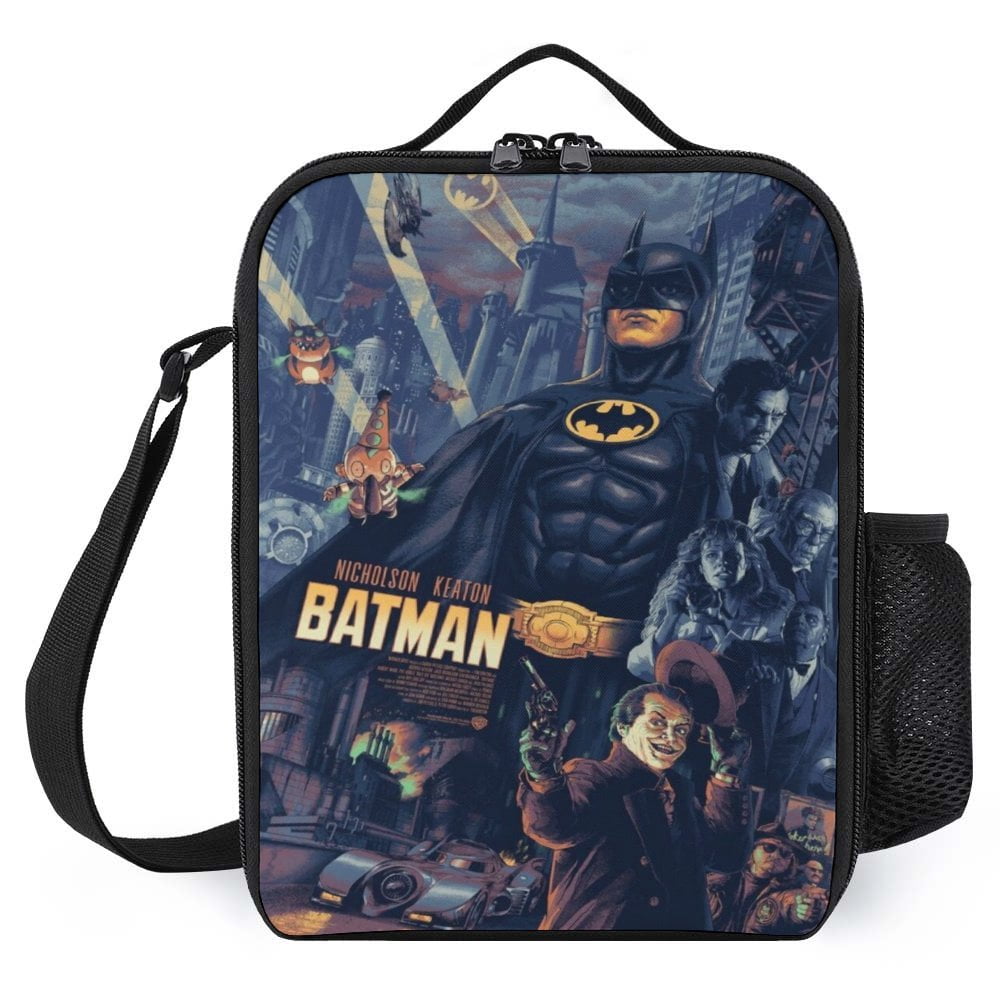 Batman Lunch Bag, Insulated Lunch Box Large Capacity Reusable Insulated ...