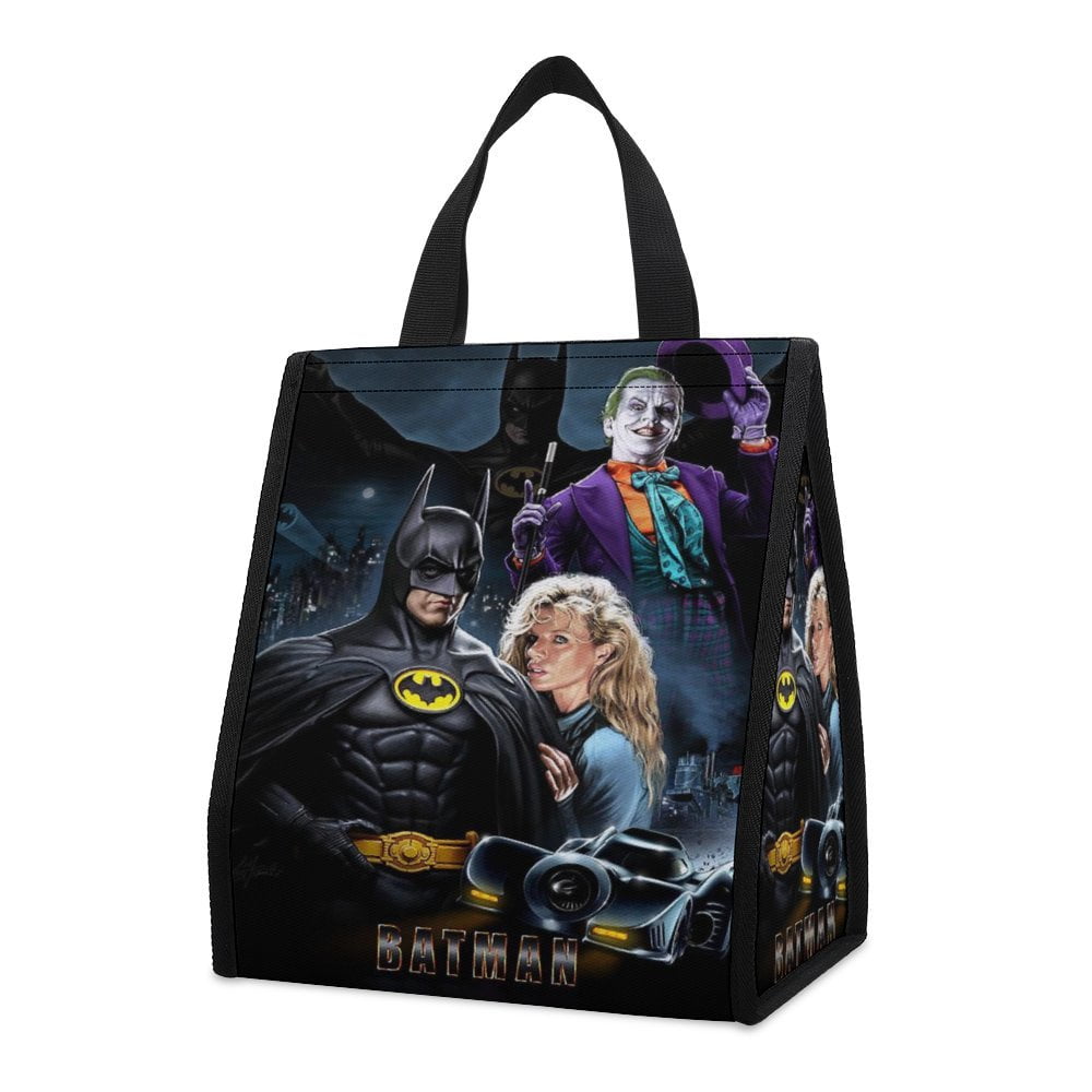 Batman Lunch Bag, Insulated Lunch Box Large Capacity Reusable Insulated ...