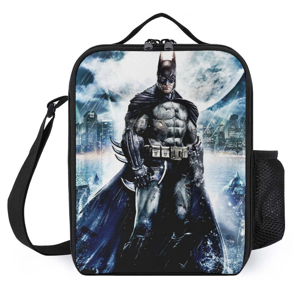 Batman Lunch Bag, Insulated Lunch Box Large Capacity Reusable Insulated ...