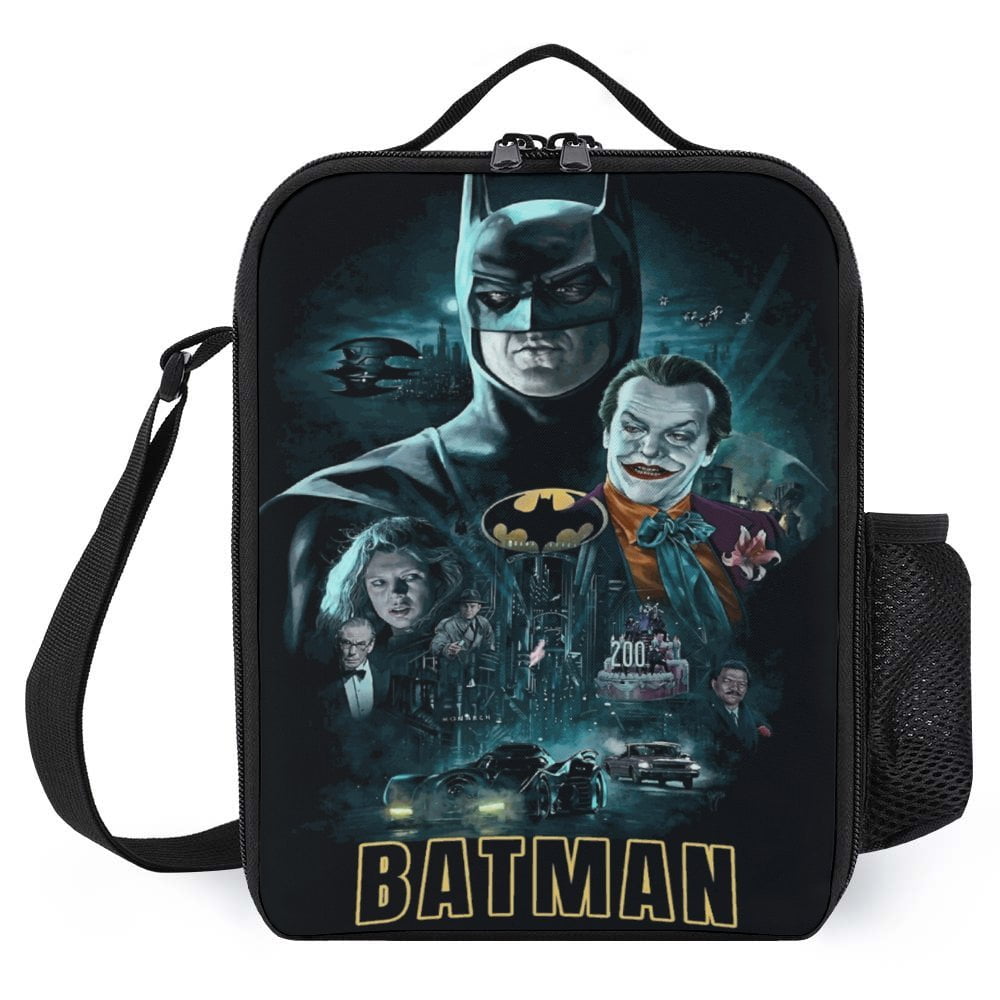 Batman Lunch Bag, Insulated Lunch Box Large Capacity Reusable Insulated ...