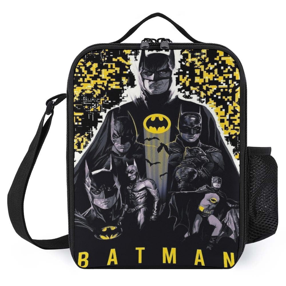 Batman Lunch Bag, Insulated Lunch Box Large Capacity Reusable Insulated ...