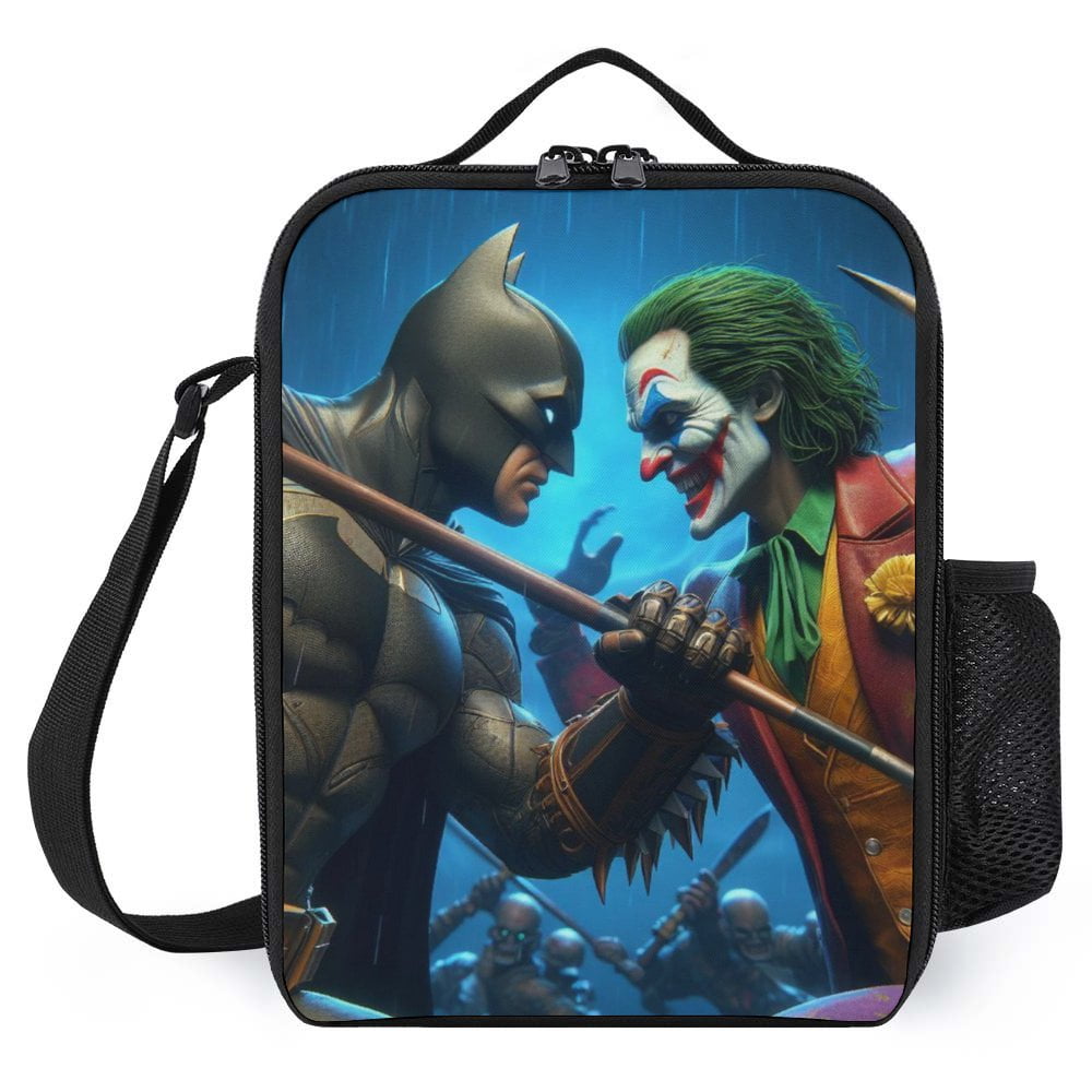 Batman Lunch Bag, Insulated Lunch Box Large Capacity Reusable Insulated ...